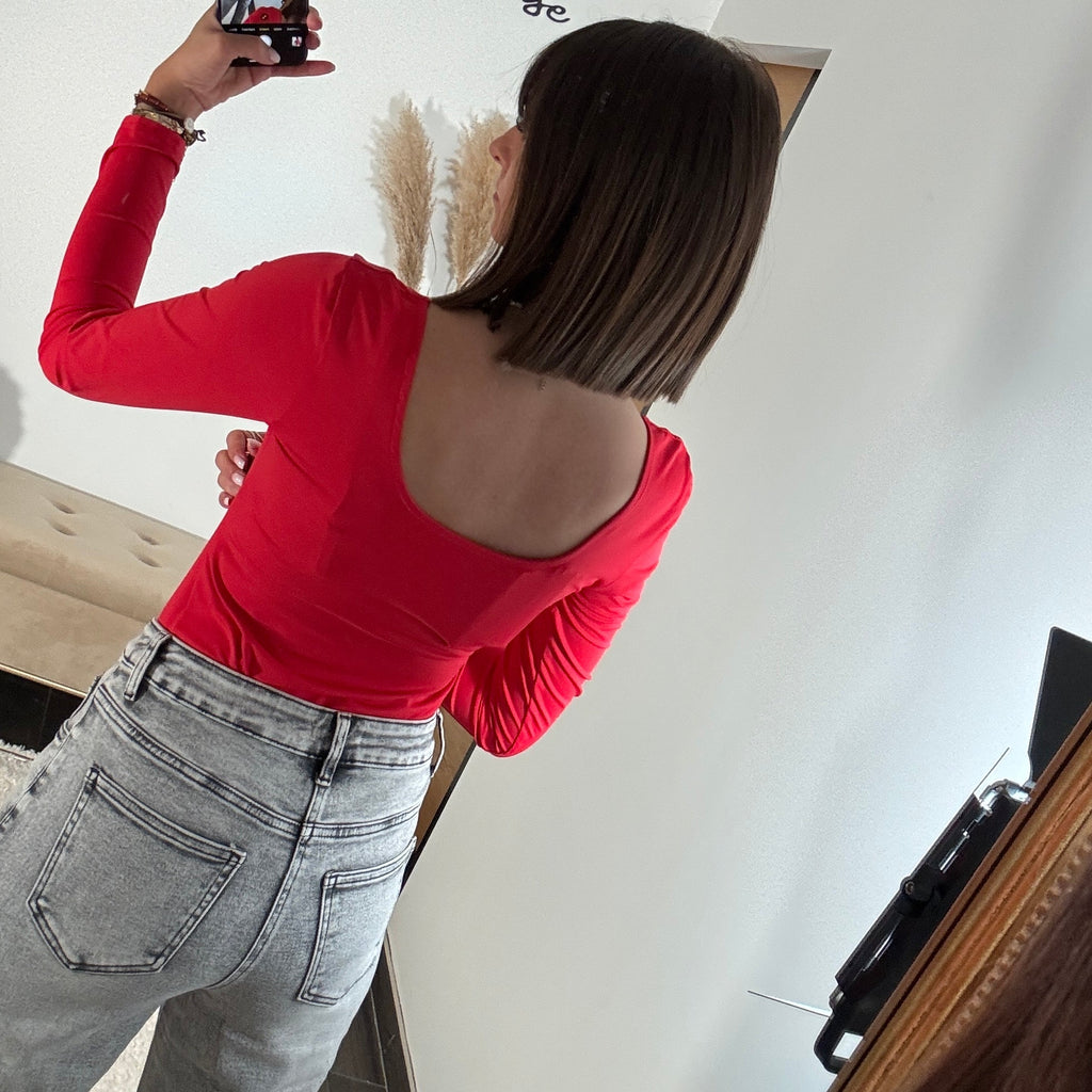 BODY ROUGE ERIK – La Petite Somptueuse