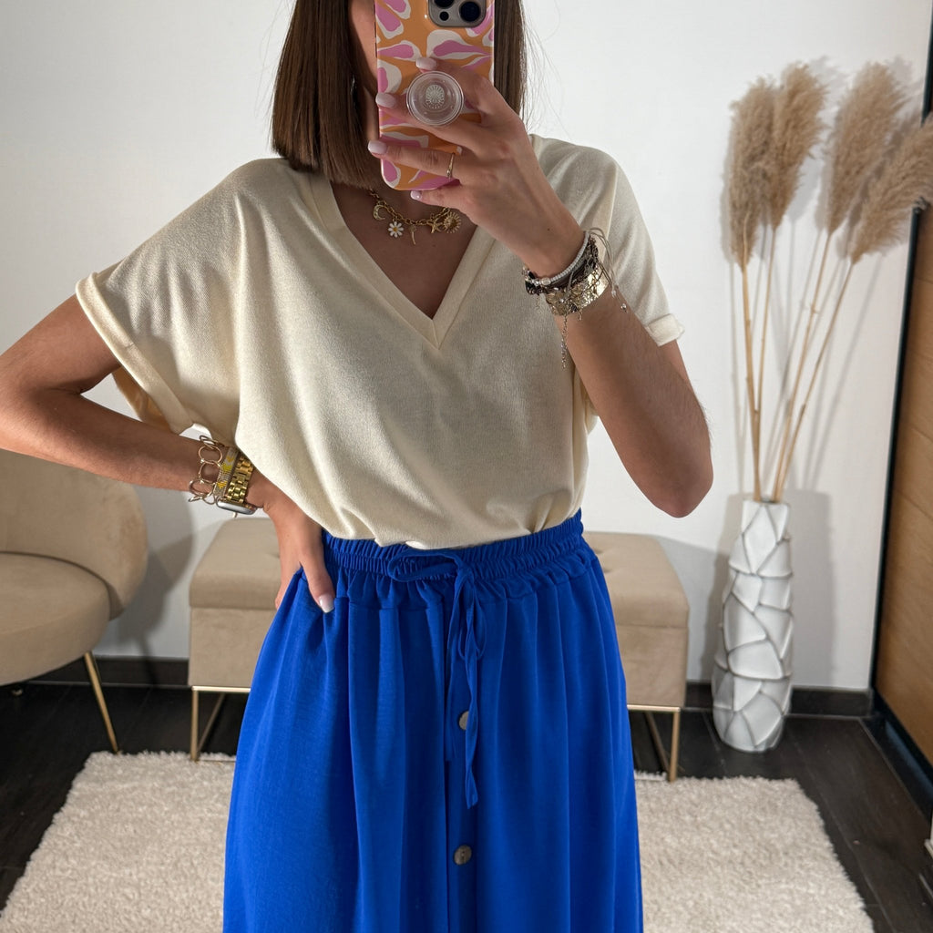 T-SHIRT CREME NAEL – La Petite Somptueuse